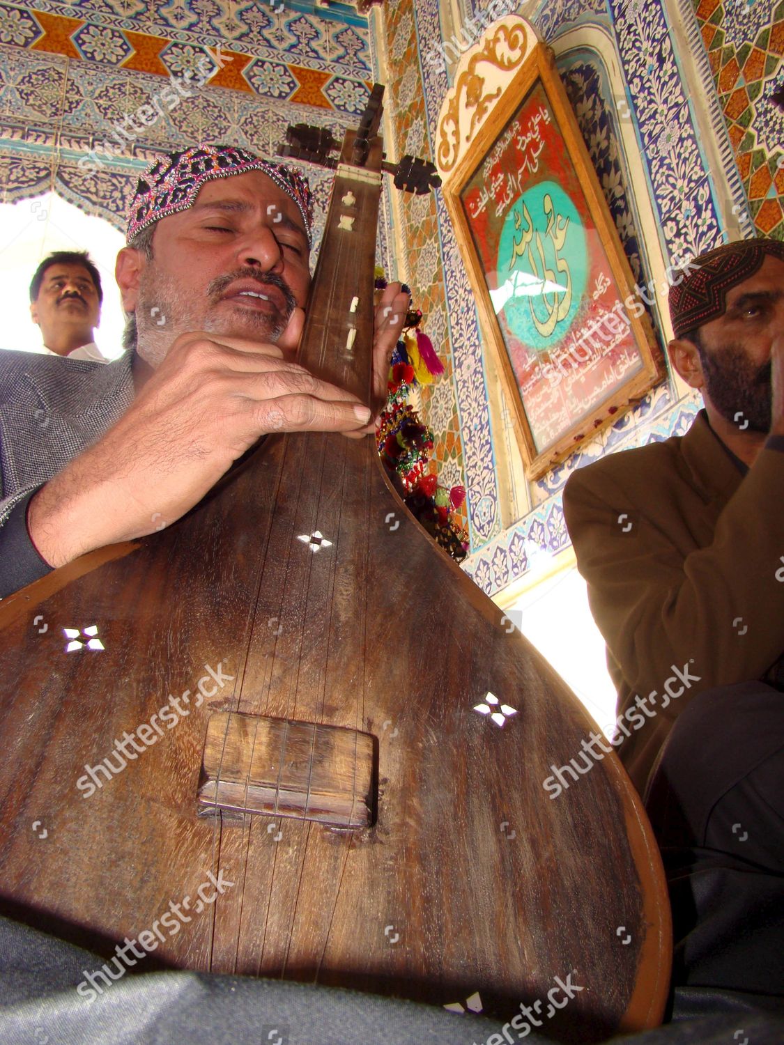Musicians Play Traditional Instruments Tomb Muslim Editorial Stock ...