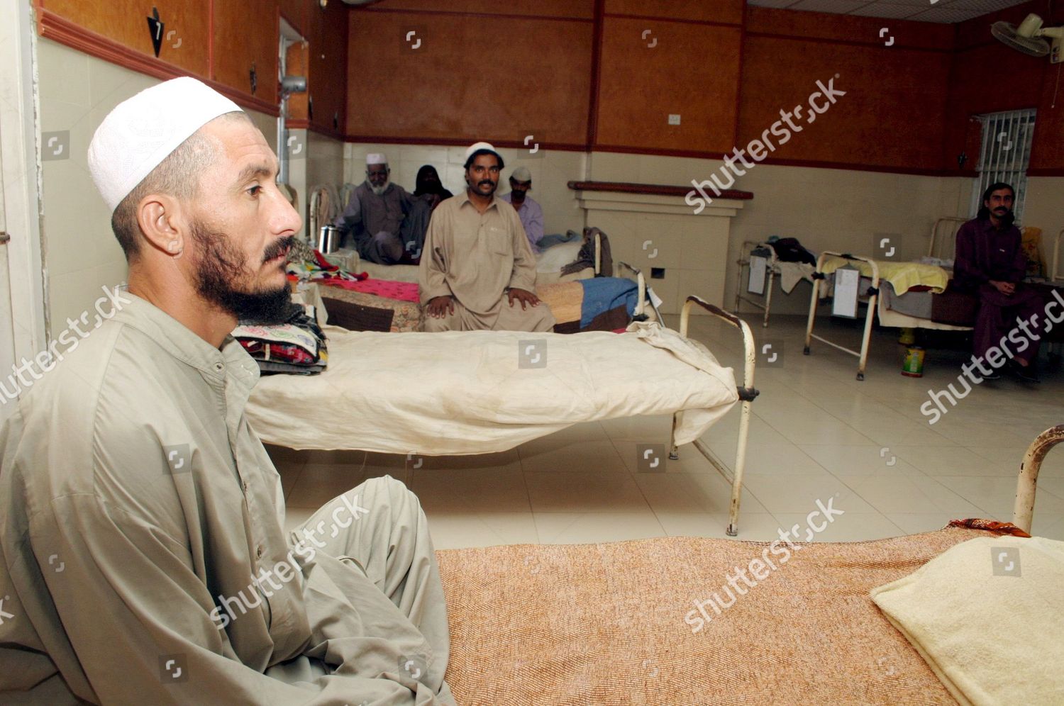 Prisoners Sit Prison Cell Mach Prison Editorial Stock Photo - Stock ...