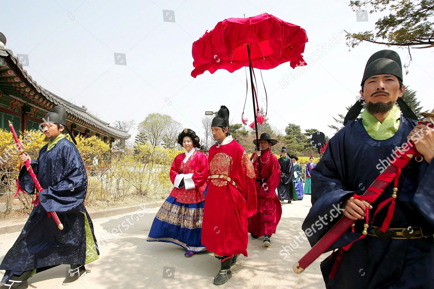 South Korean Offcials Wear Joseon Dynast Editorial Stock Photo - Stock ...