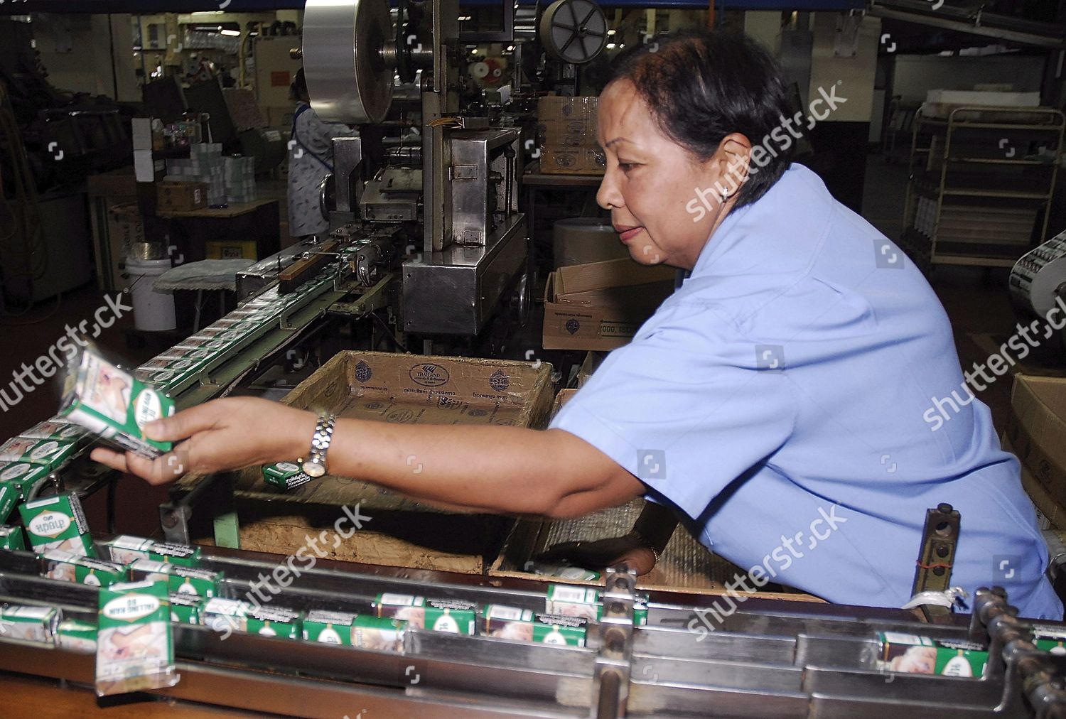 Thai Tobacco Factory Worker Thailands Tobacco Editorial Stock Photo ...