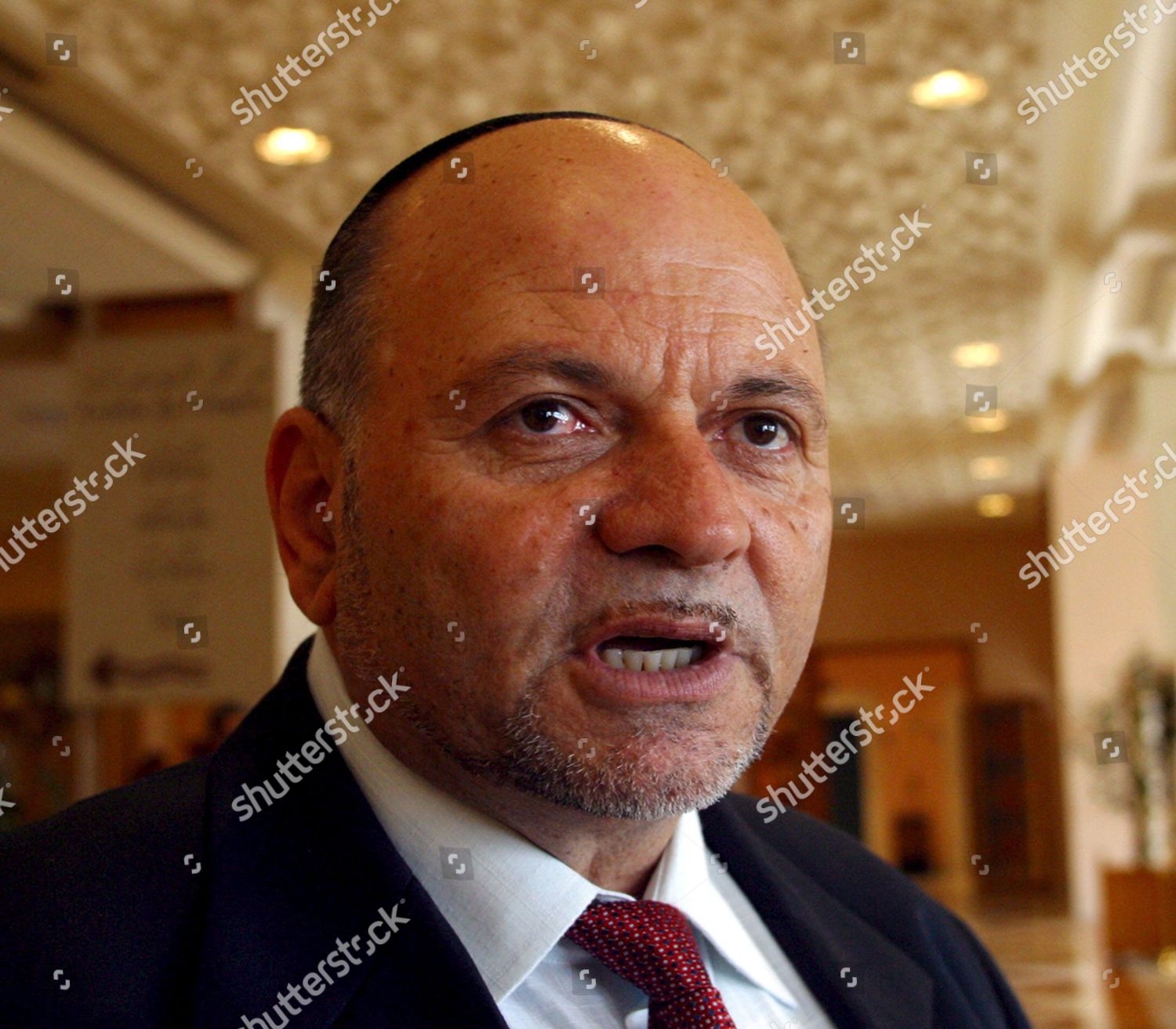 Tall David Israeli Kadima Member Arrives Editorial Stock Photo - Stock ...