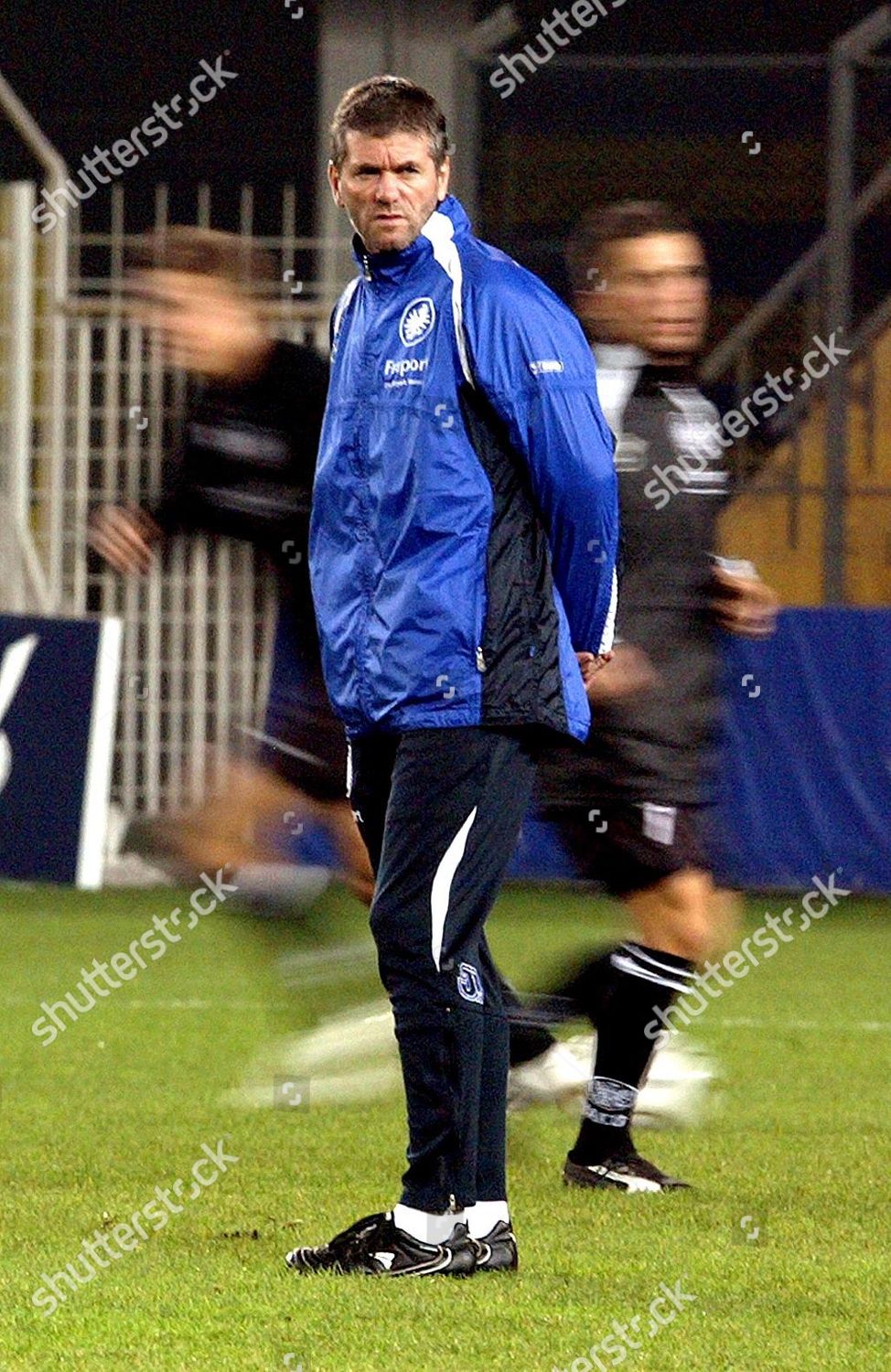 Eintracht Frankfurt Coach Friedhelm Funkel Directs Editorial Stock ...