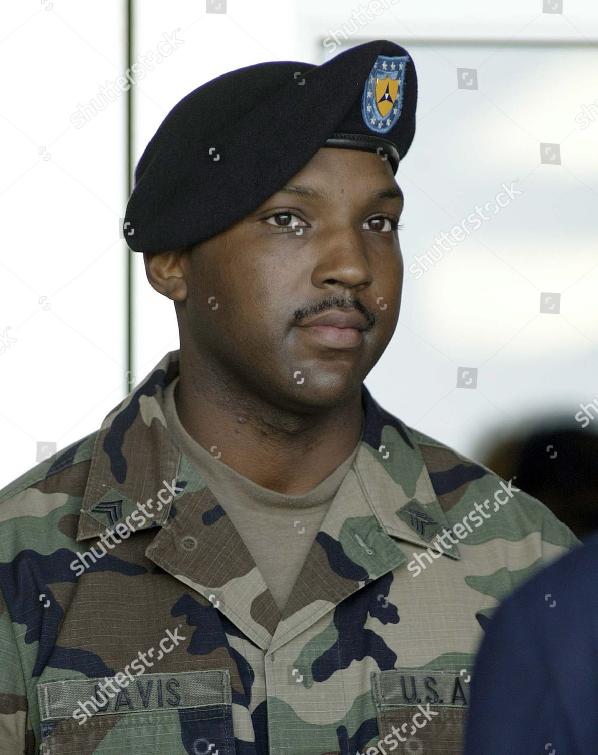 Us Army Sgt Javal Davis Stands Editorial Stock Photo - Stock Image ...