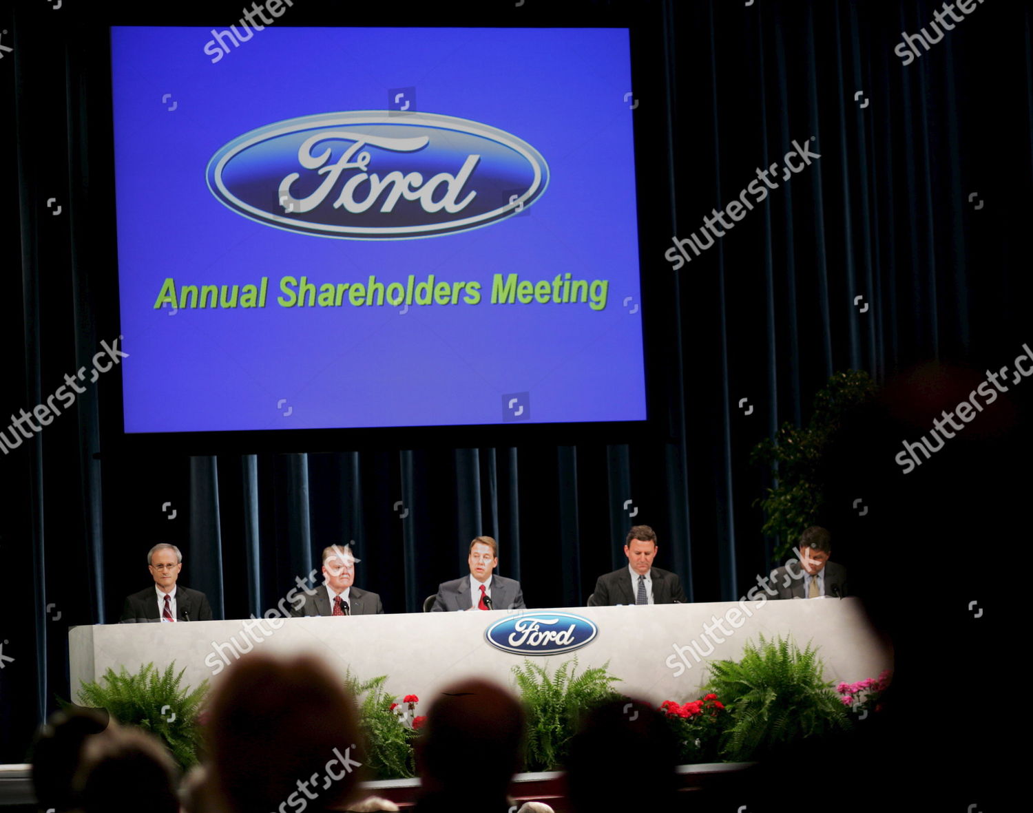 Senior Executives Ford Motor Company Including Editorial Stock Photo ...