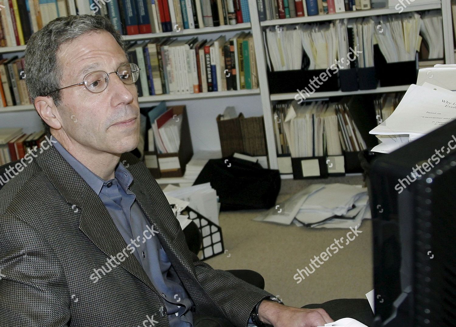 Eric S Maskin Professor Institute Advanced Editorial Stock Photo ...