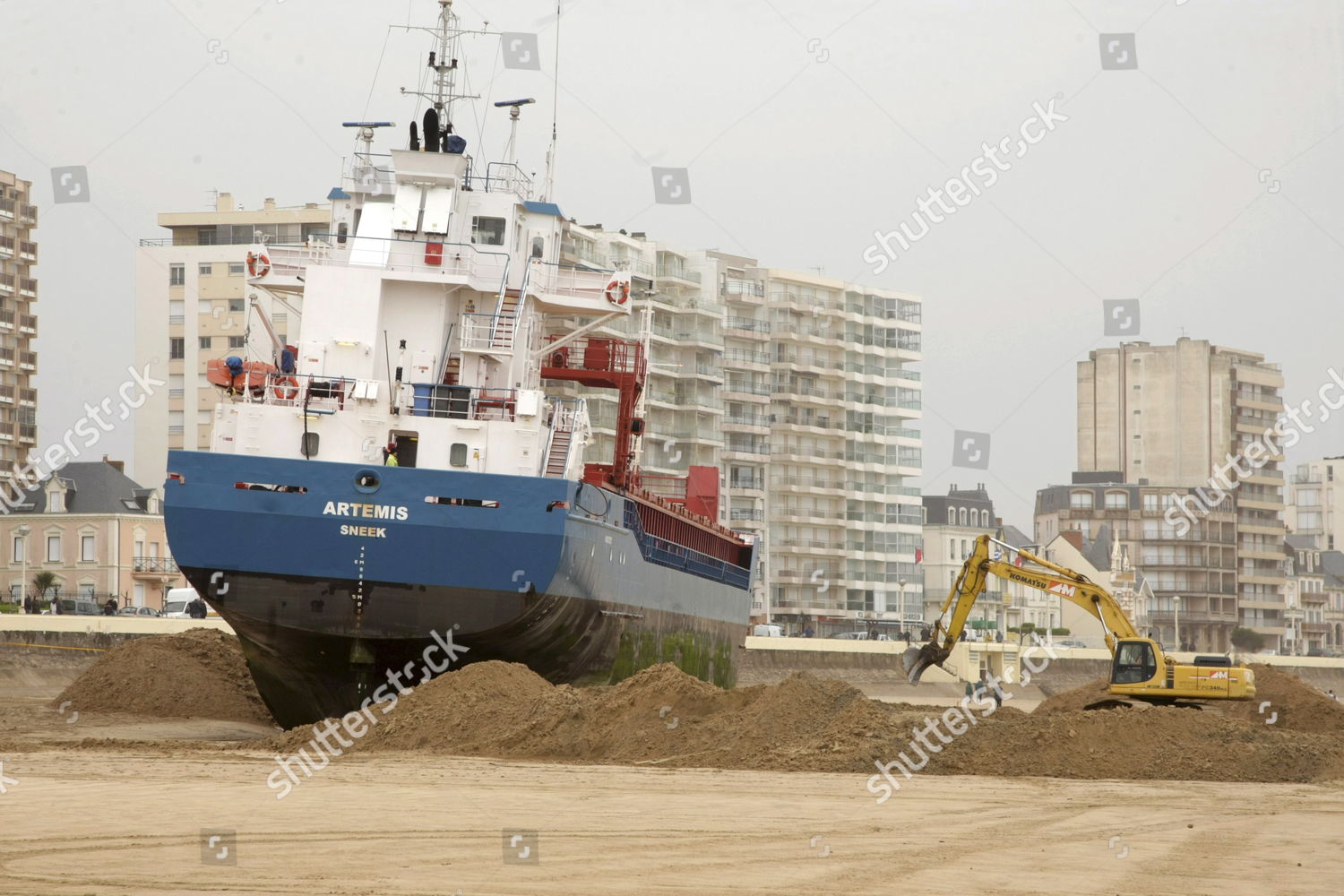 Dutch Cargo Ship Artemis That Stranded Editorial Stock Photo - Stock ...