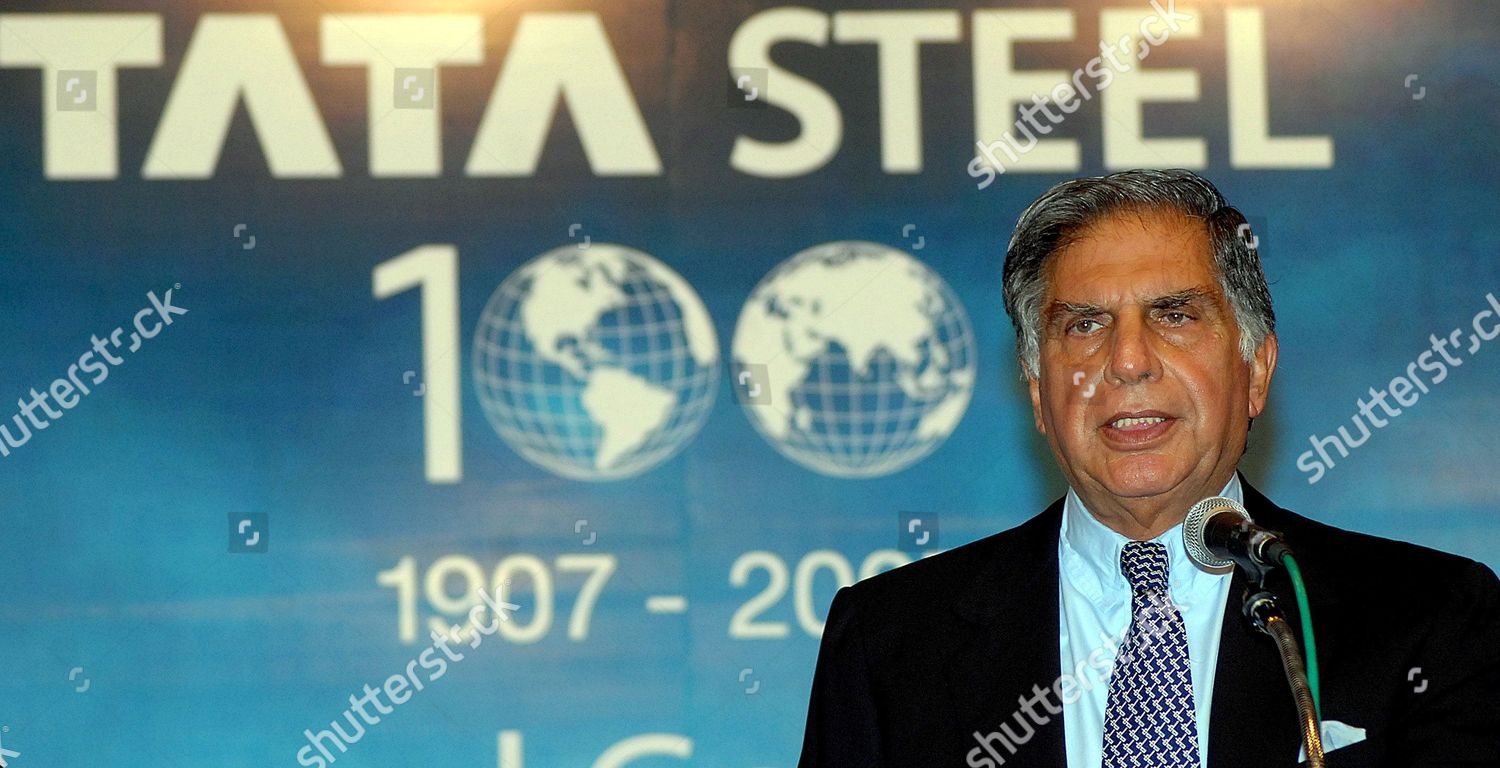 Tata Steel Chairman Ratan Tata Speaks Editorial Stock Photo - Stock ...