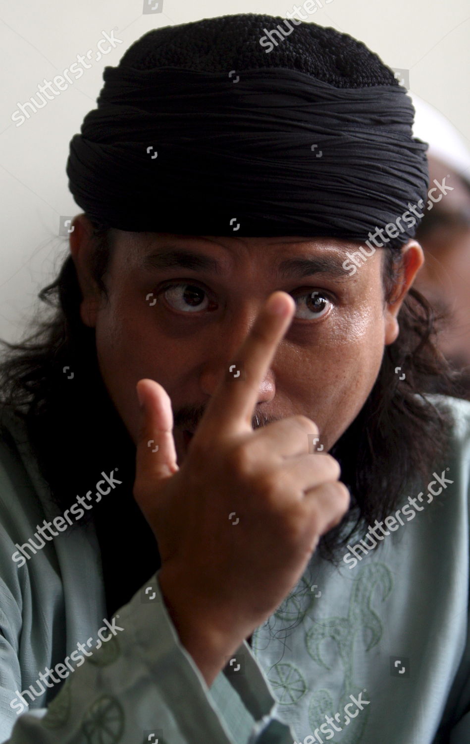 Convicted Indonesian Muslim Imam Samudra Talks Editorial Stock Photo ...