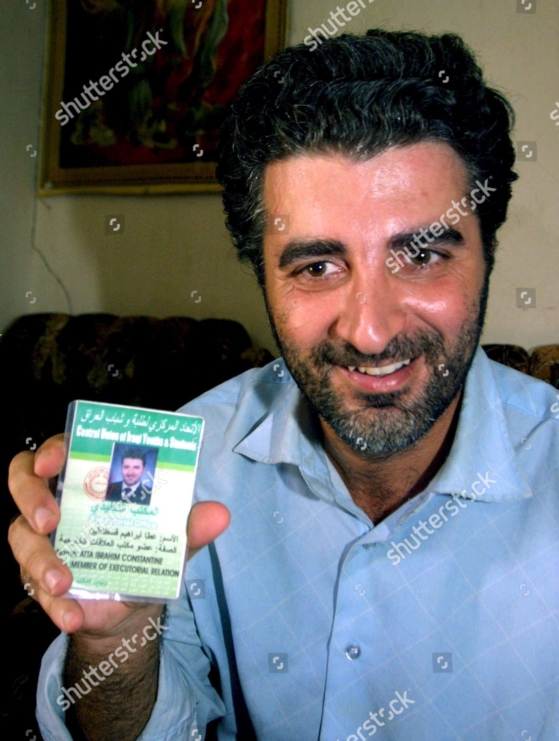 Freed Lebanese Christian Hostage Atta Ibrahim Editorial Stock Photo ...