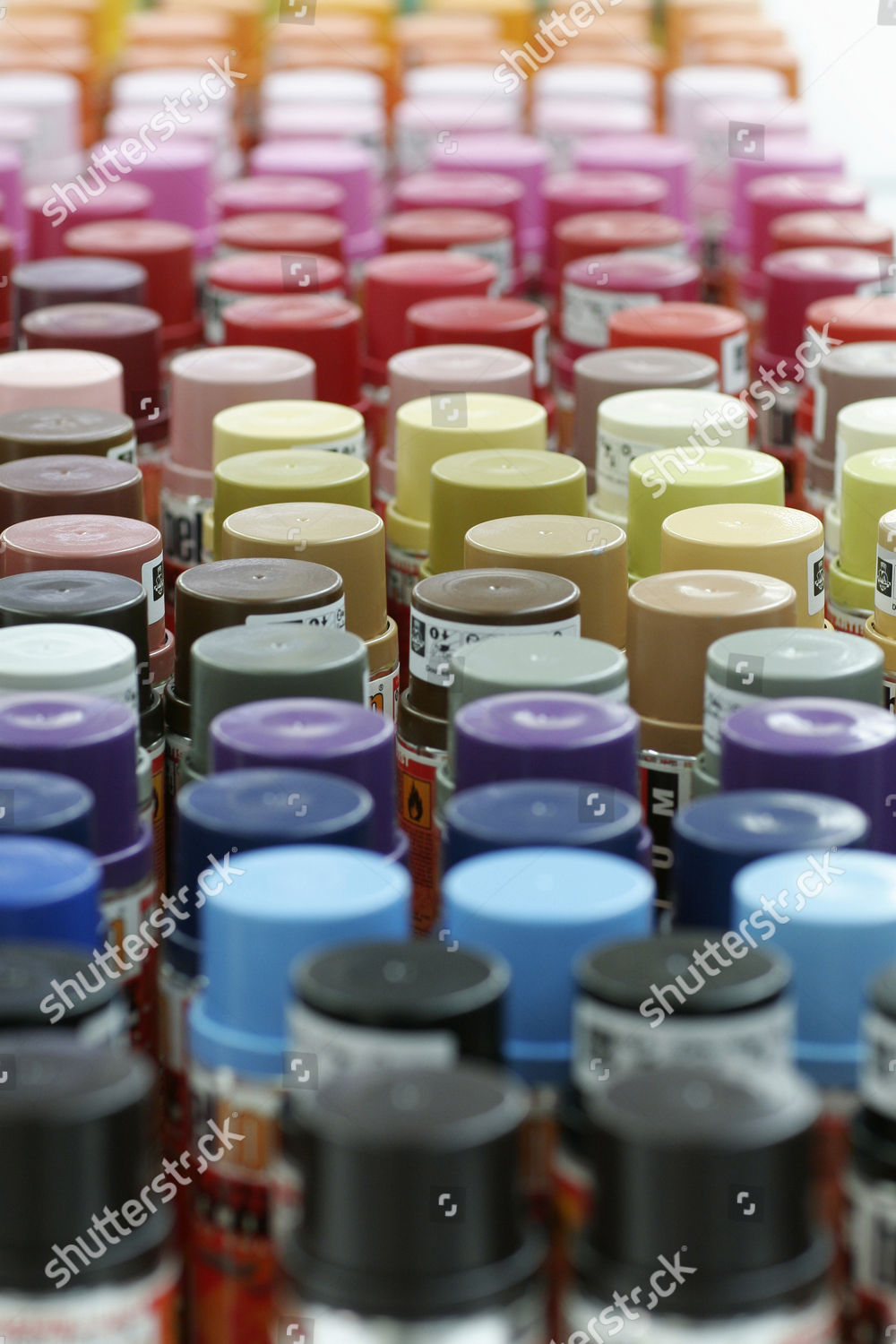 Graffiti Tools Coloured Spray Cans Editorial Stock Photo - Stock Image ...