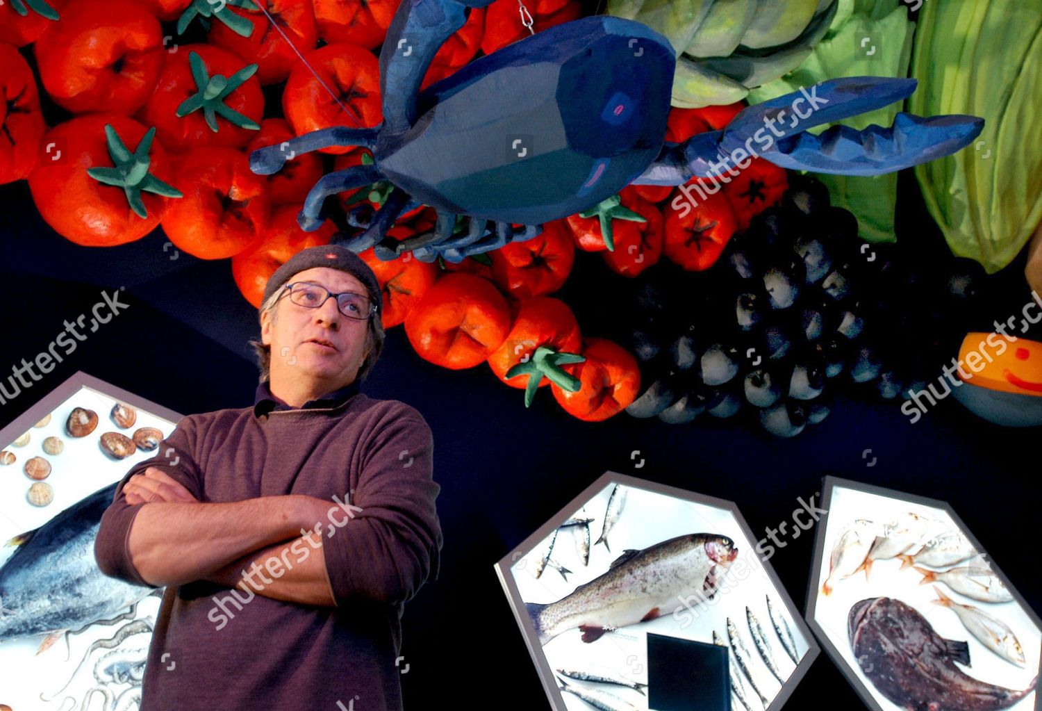 Famous Spanish Artist Javier Mariscal Stands Editorial Stock Photo ...