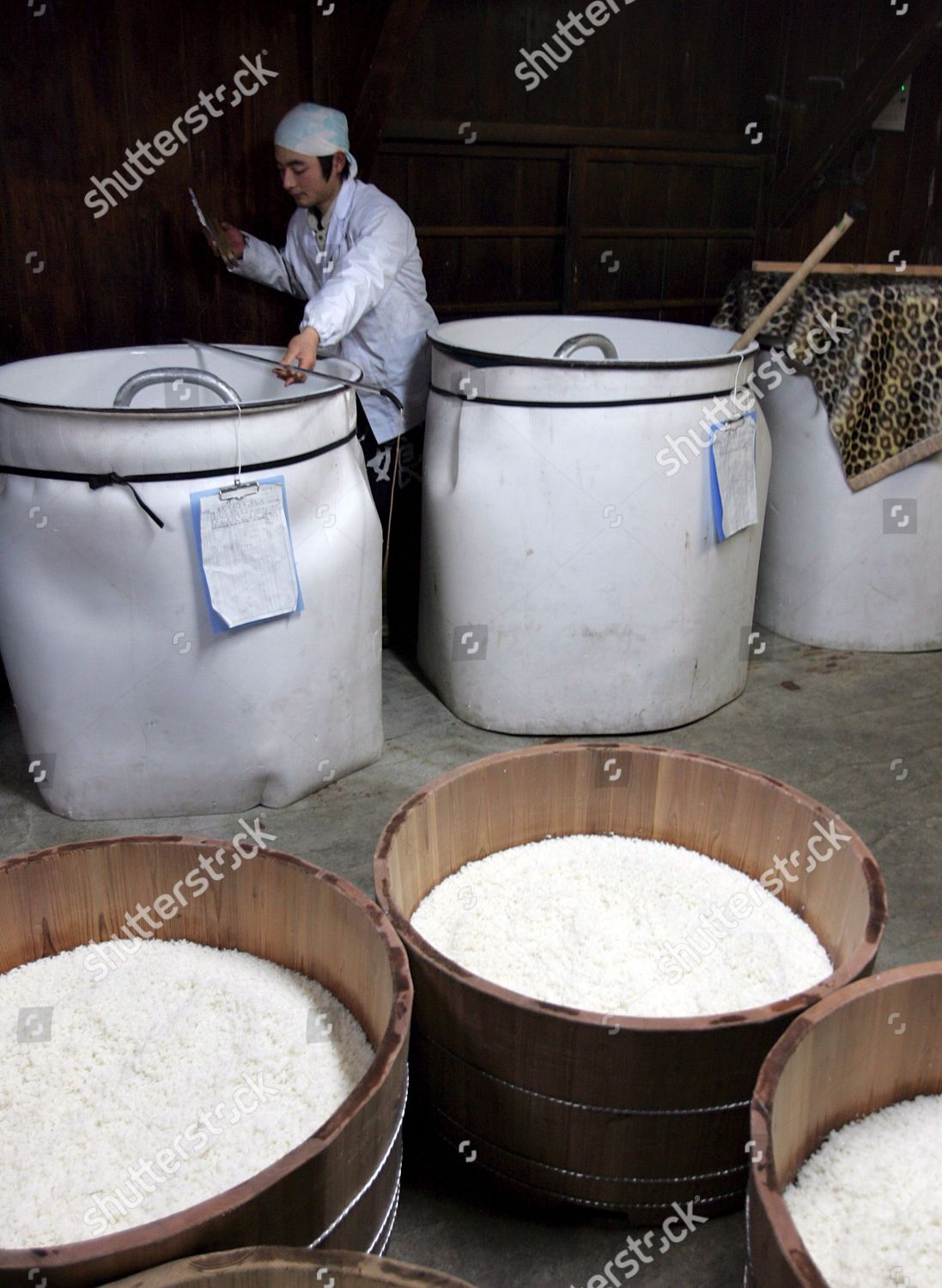 Vats Sake Early Stages Fermentation Terada Editorial Stock Photo ...
