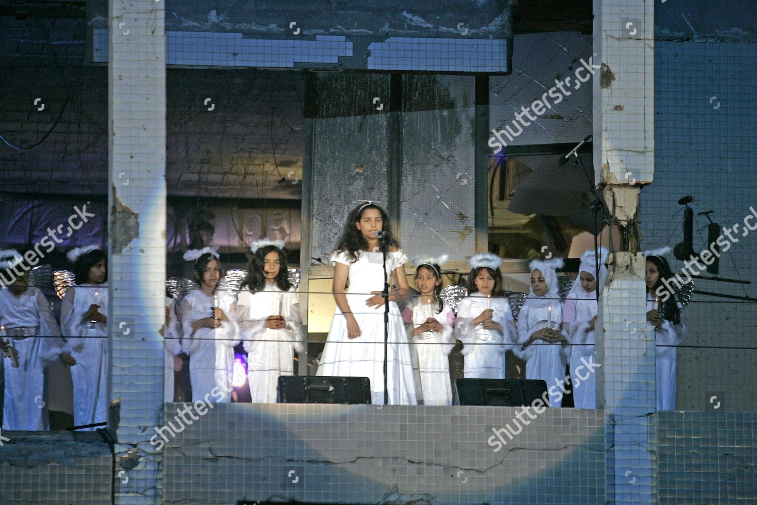 Group Lybian Girls Sing We Children Editorial Stock Photo - Stock Image ...