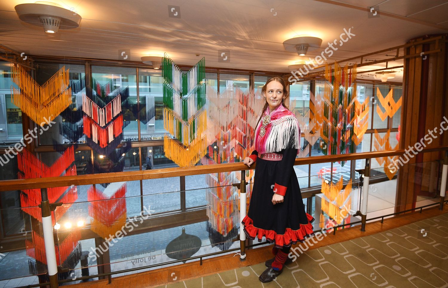 Artist Outi Pieski Poses Next Her Editorial Stock Photo - Stock Image ...