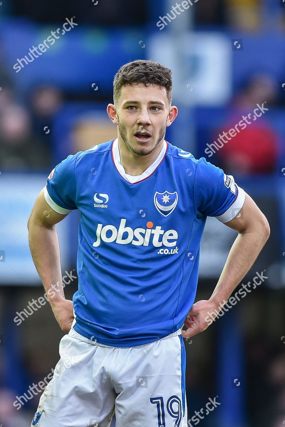 Portsmouth Forward Conor Chaplin 19 Scorer Editorial Stock Photo ...