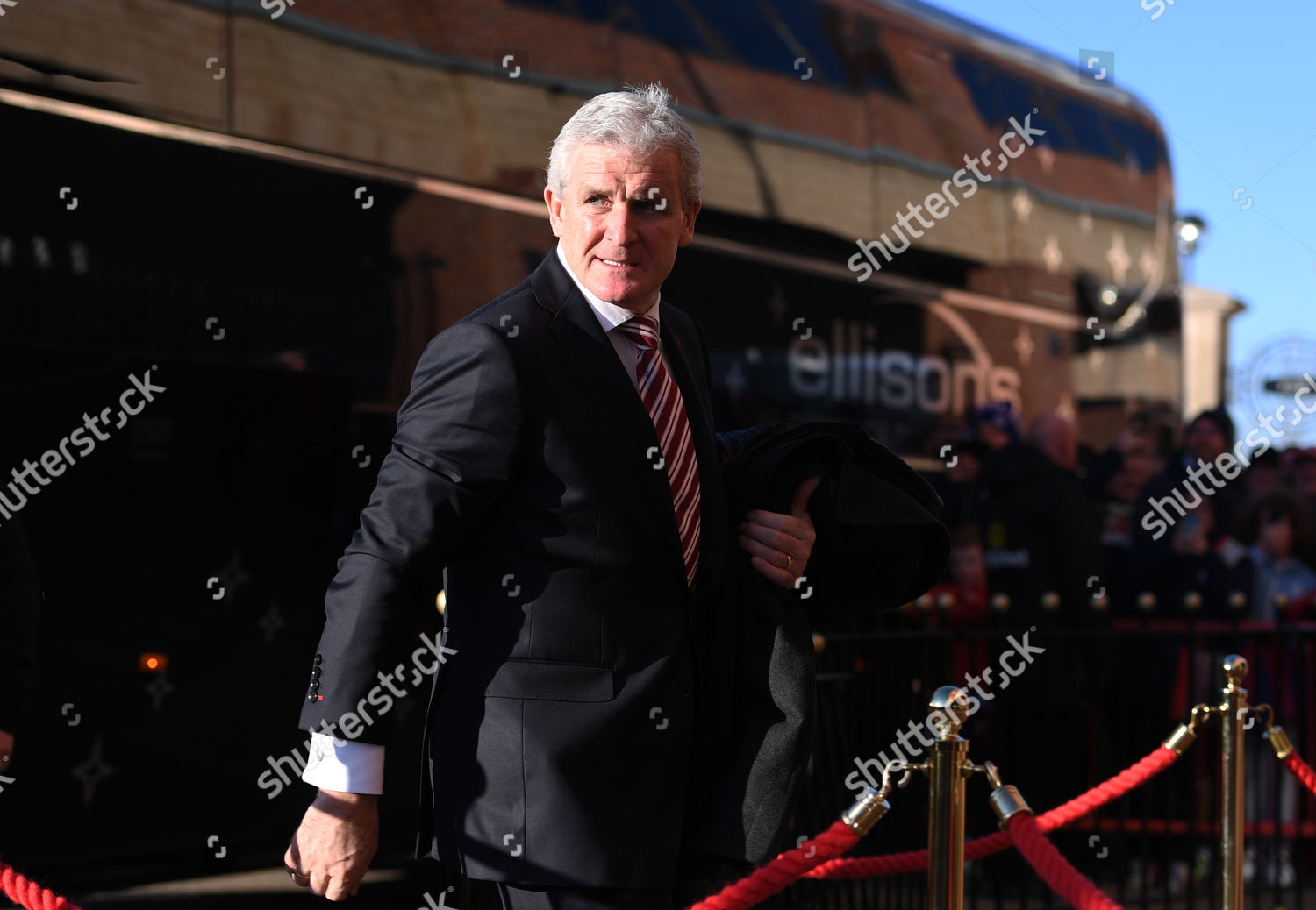 Mark Hughes Manager Stoke City Arrives Editorial Stock Photo - Stock ...