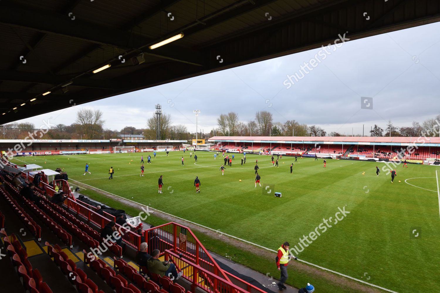 Checkatrade Stadium Where This Match Crawley Editorial Stock Photo ...