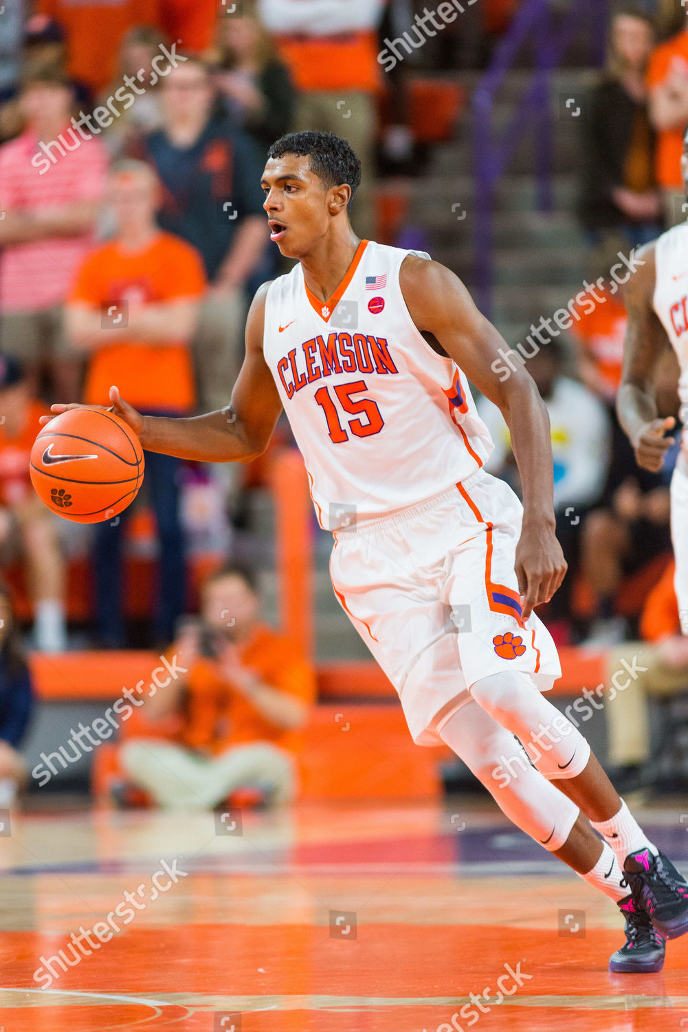 Clemson Tigers Forward Donte Grantham 15 Editorial Stock Photo - Stock ...