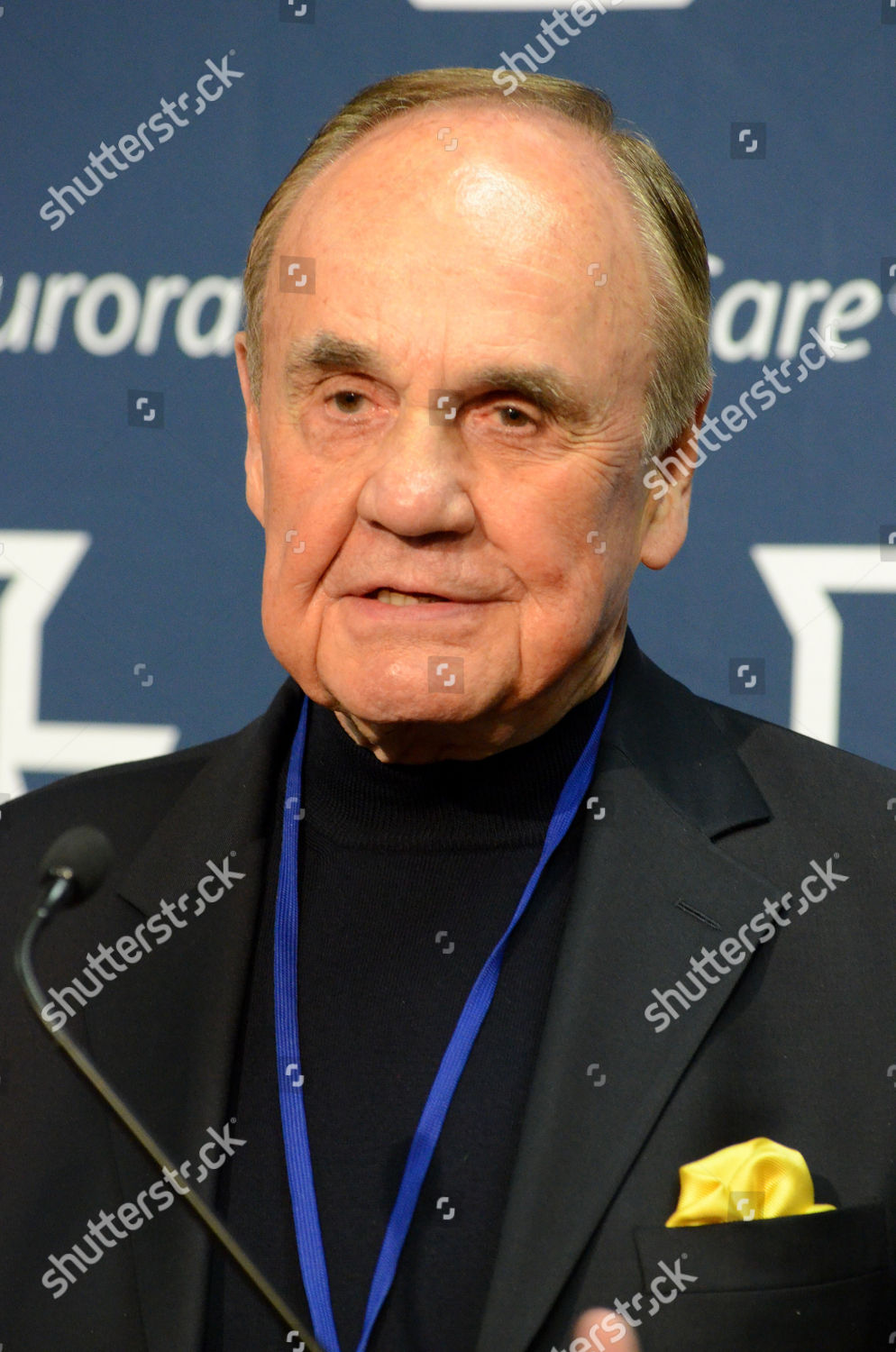 Former Sportscaster Dick Enberg Speaks Media Editorial Stock Photo ...