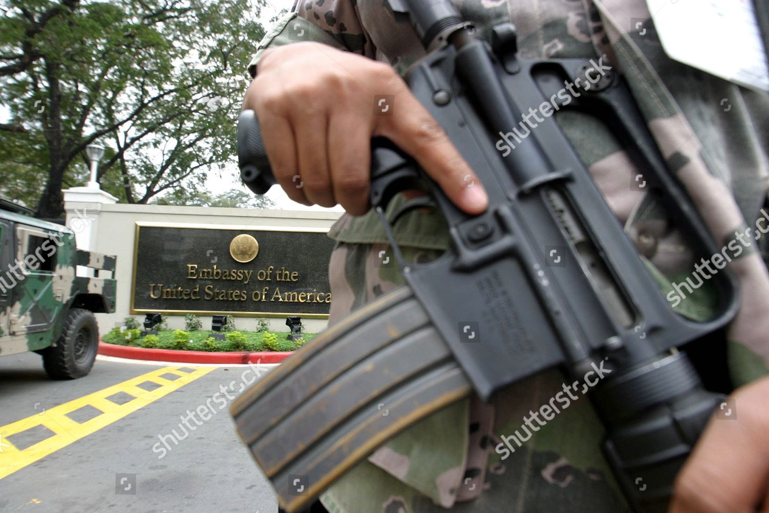 Member Filipino Elite Police Armed M16 Editorial Stock Photo - Stock ...