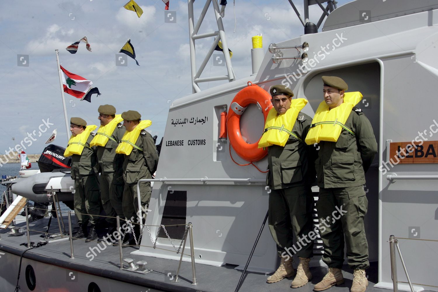 Lebanese Customs Soldiers On Their Lebanon Editorial Stock Photo ...
