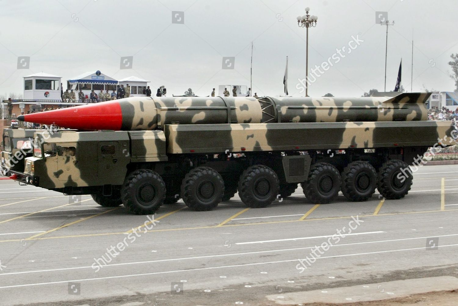 Military Truck Transports Shaheen Ii Missile Editorial Stock Photo ...