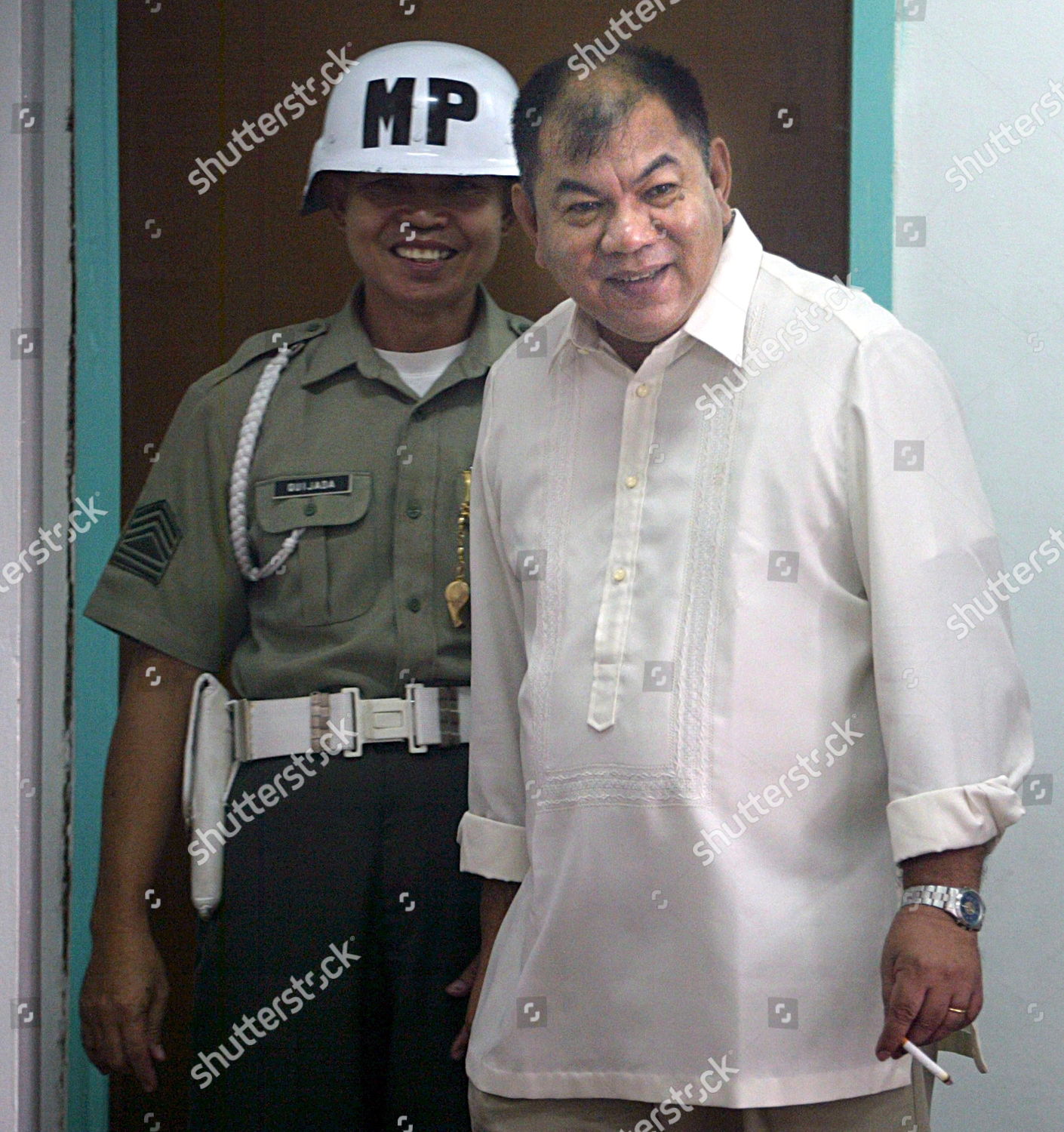 Retired Philippine Military Official Major General Editorial Stock ...