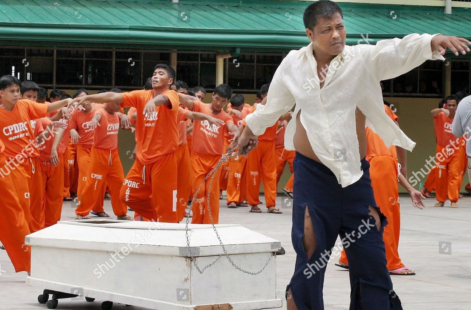 Filipino Inmates Dance Tune Singer Michael Editorial Stock Photo ...