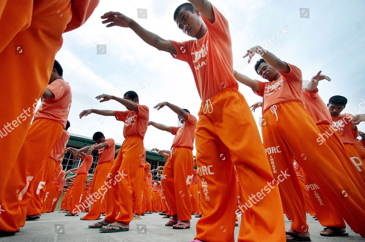 Filipino Inmates Dance Tune Singer Michael Editorial Stock Photo ...