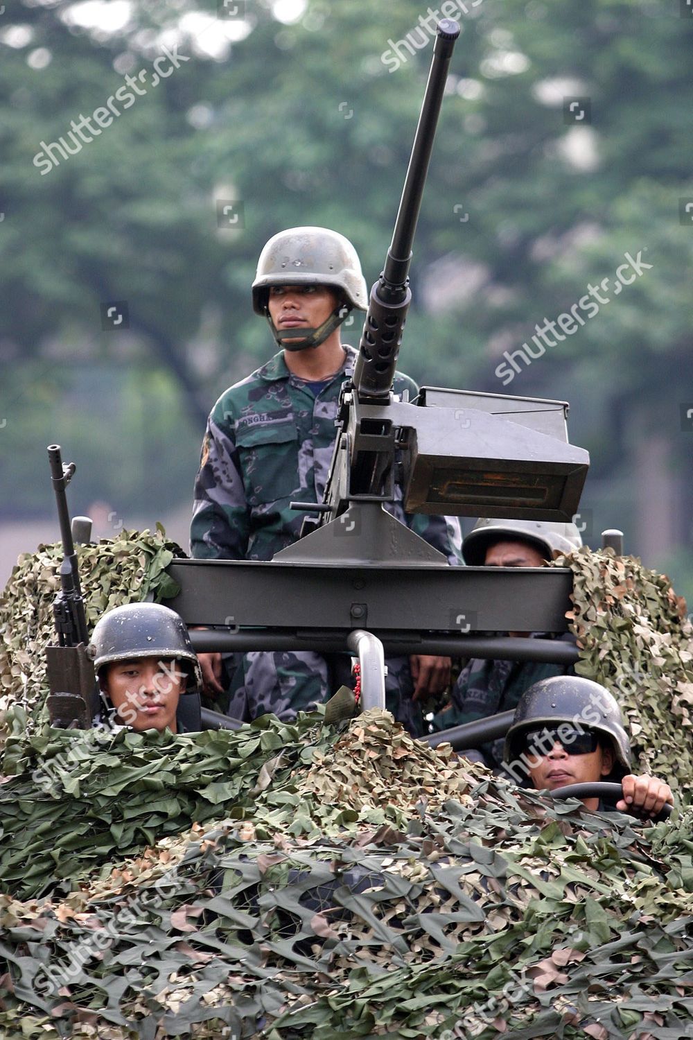 Filipino Policeman Who Completed Commando Course Editorial Stock Photo ...