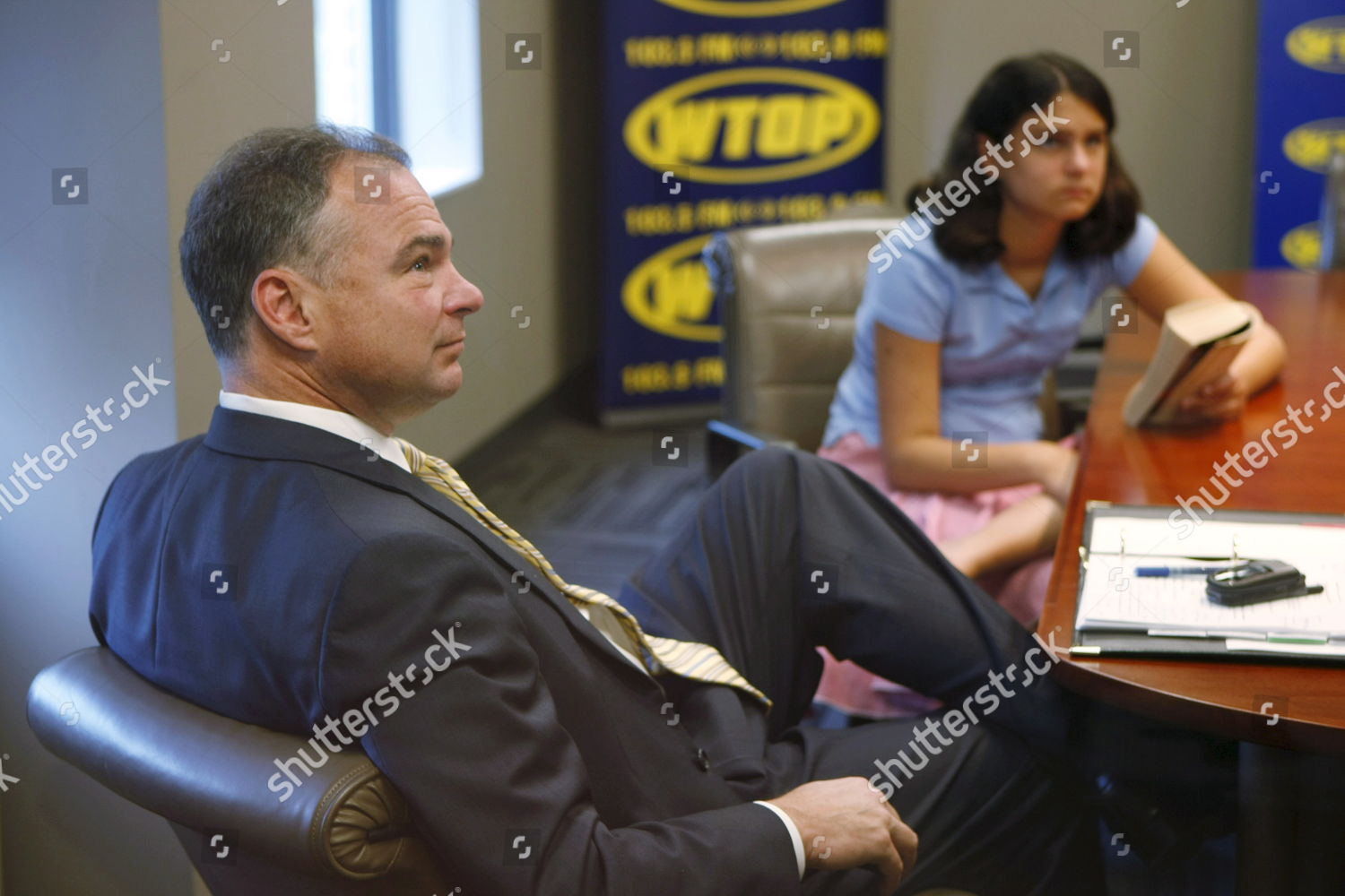 Virginia Governor Timothy Kaine Waits His Editorial Stock Photo - Stock ...
