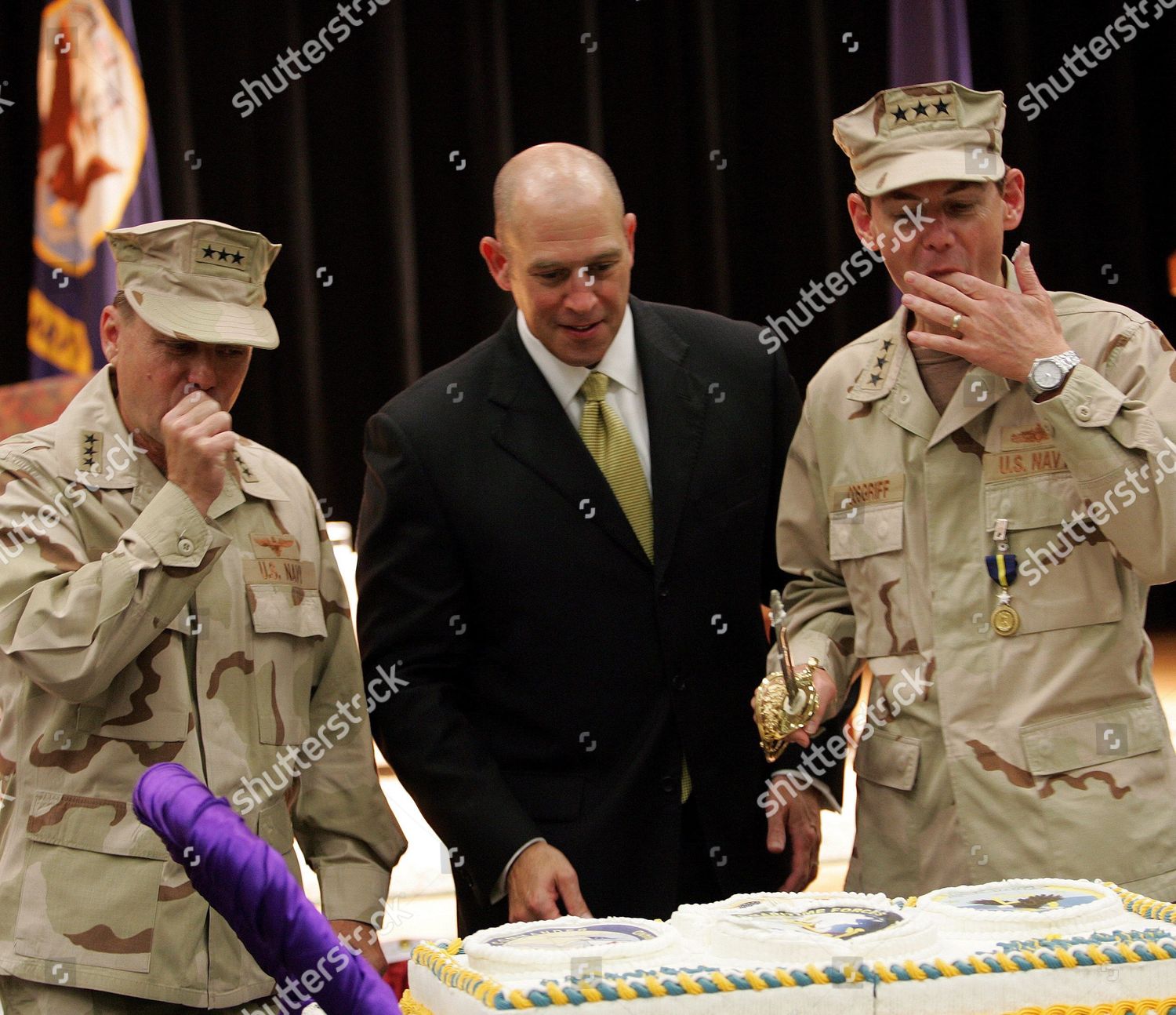 Outgoing Commander Us Naval Forces Central Editorial Stock Photo ...