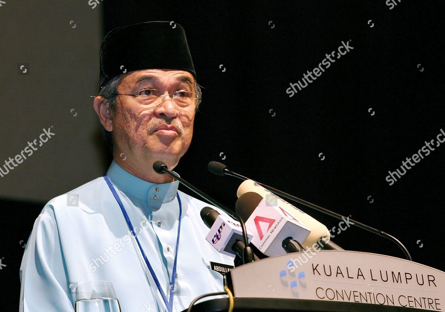 Malaysian Prime Minister Abdullah Ahmad Badawi Editorial Stock Photo ...