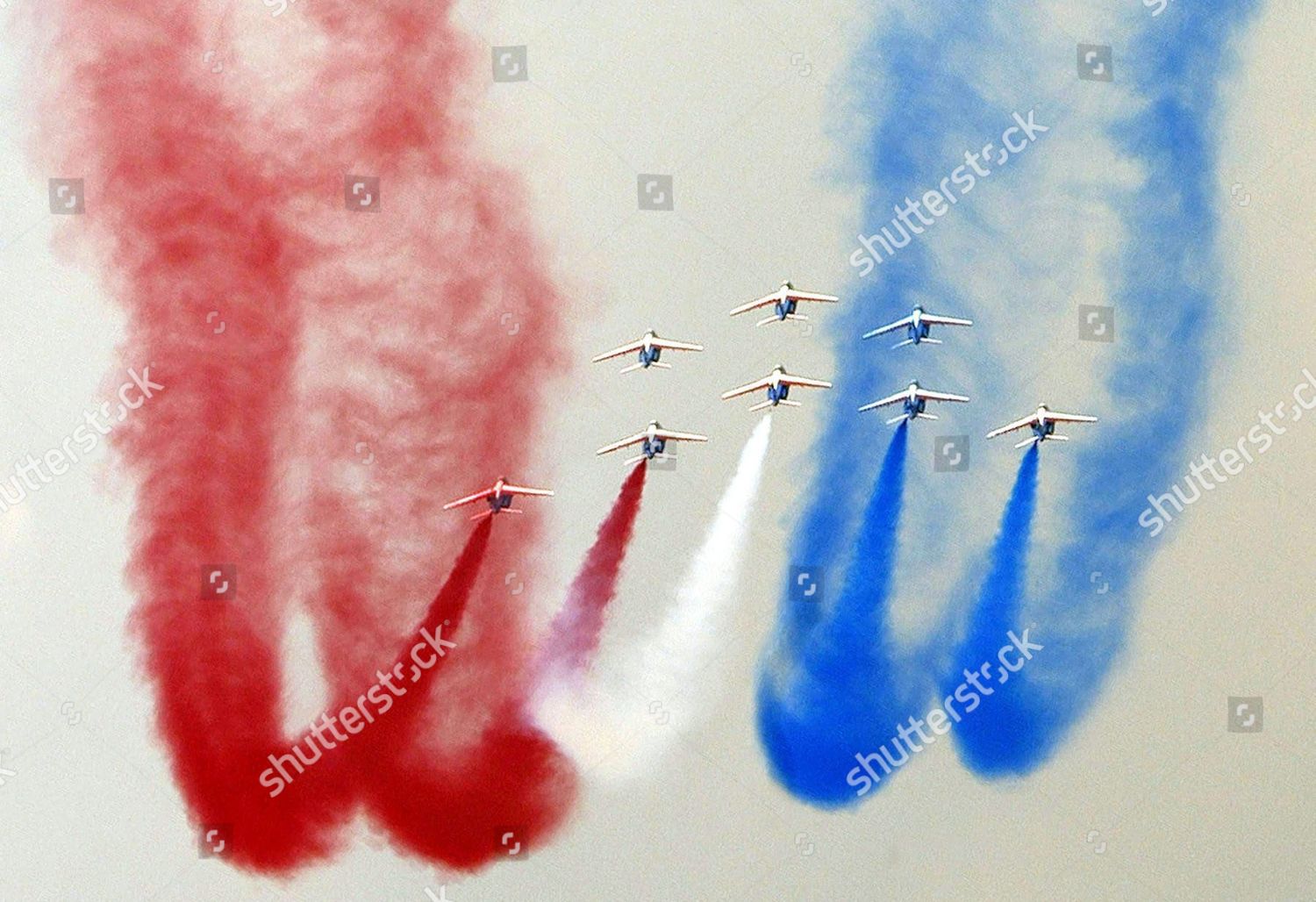 French Air Force Aerobatic Team Patrouille Editorial Stock Photo ...