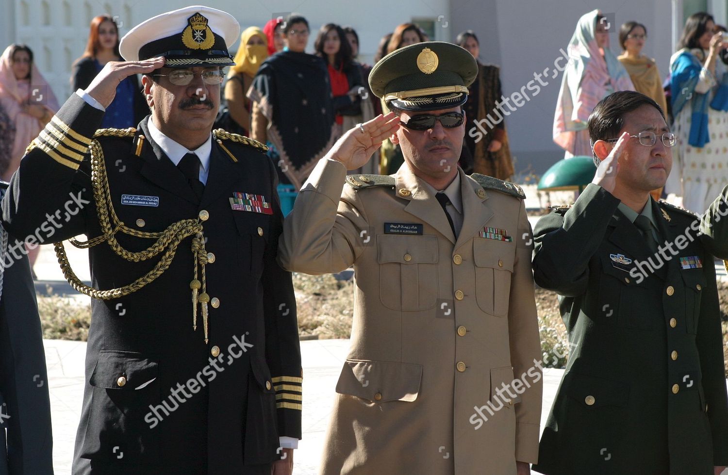Foreign Armies Officials Salute During 30th Editorial Stock Photo ...