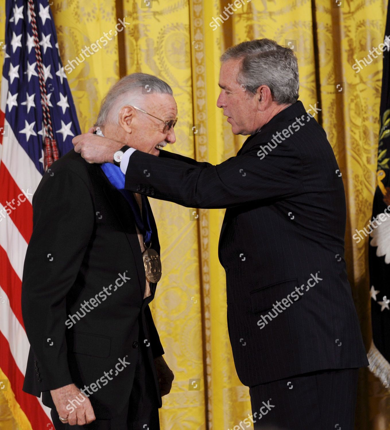 Us President George W Bush Awards Editorial Stock Photo - Stock Image ...