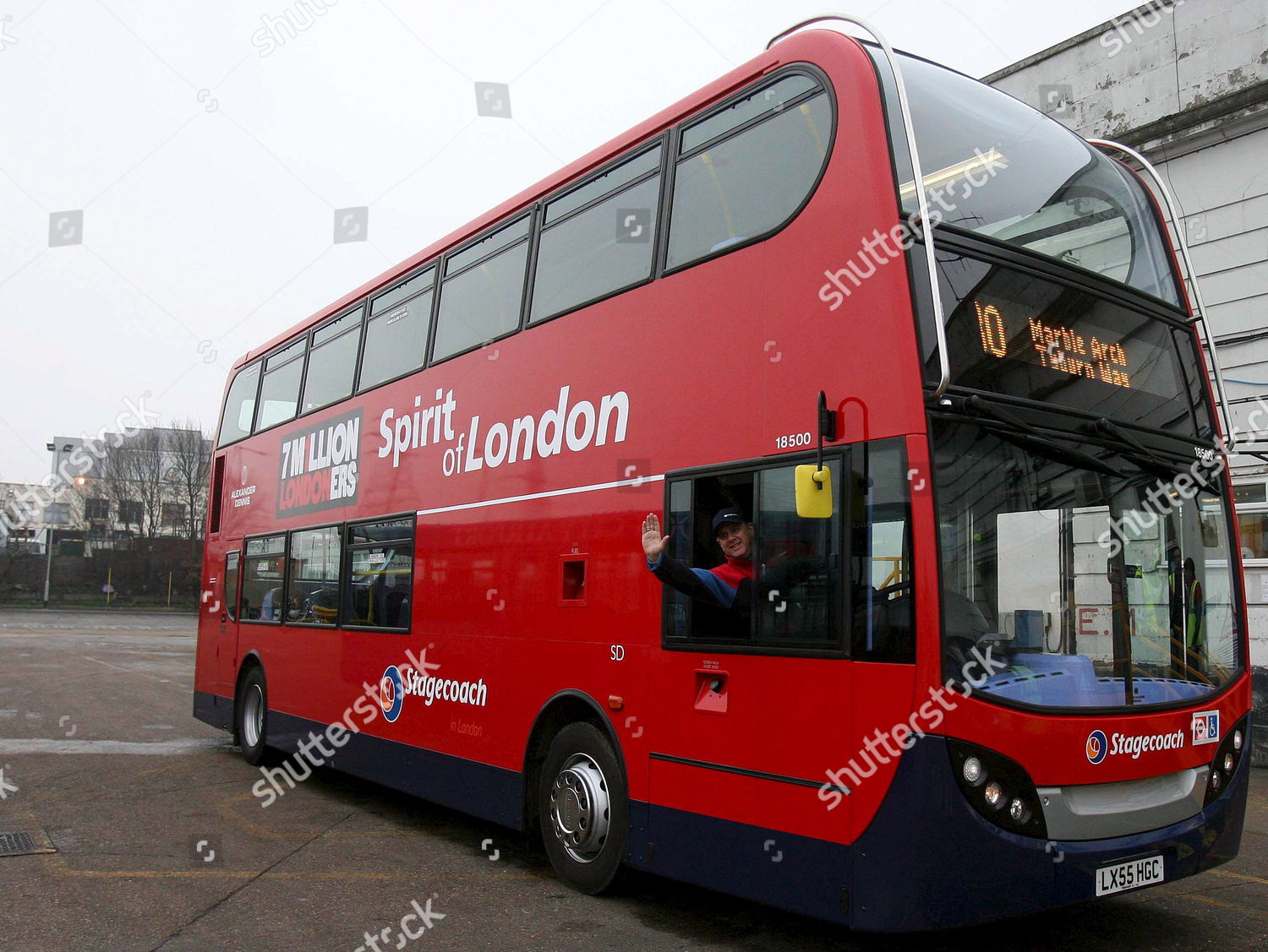 New Number 30 London Bus Put Editorial Stock Photo - Stock Image ...