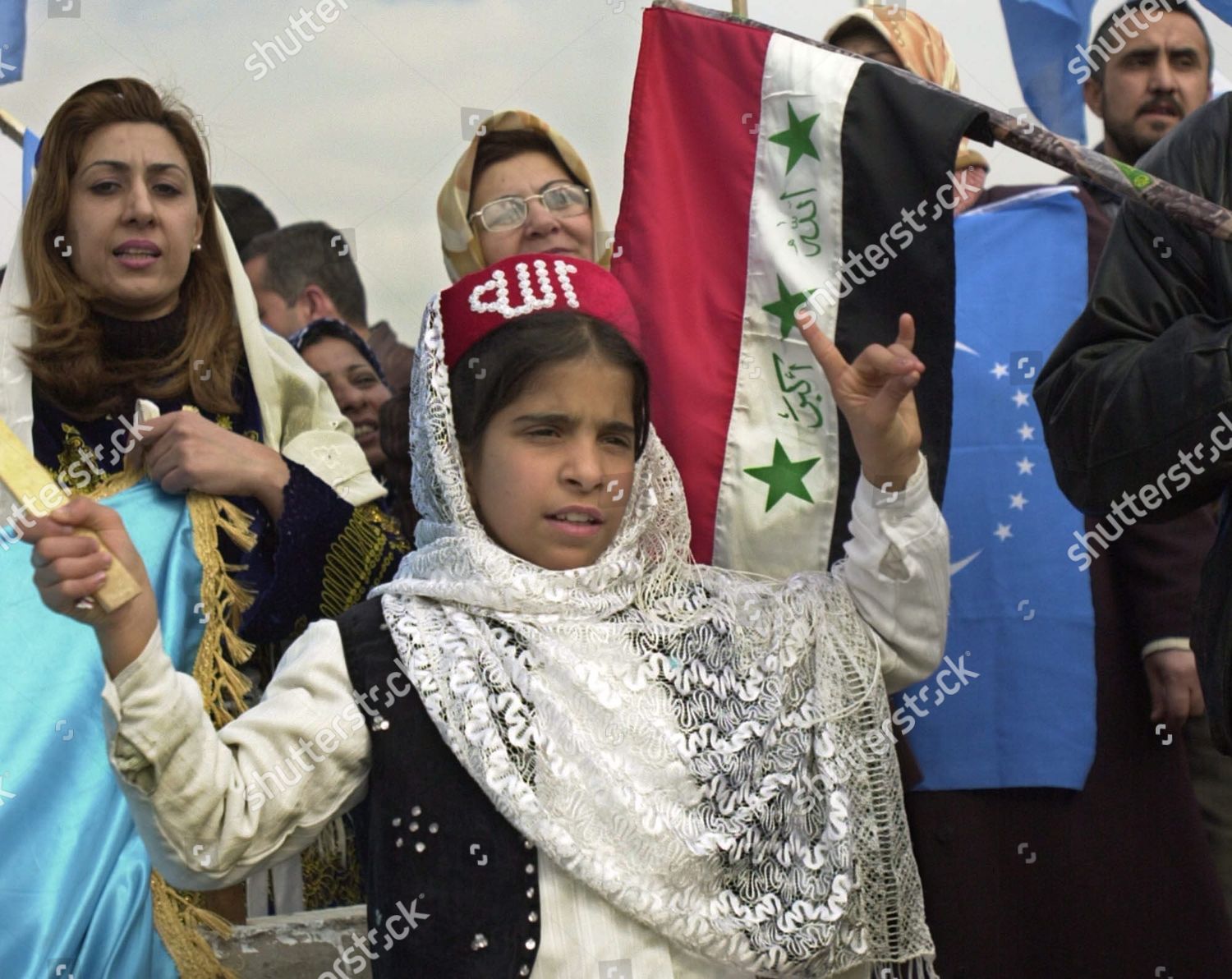 Iraqi Turkmen Protesters Show Their Anger Editorial Stock Photo - Stock ...