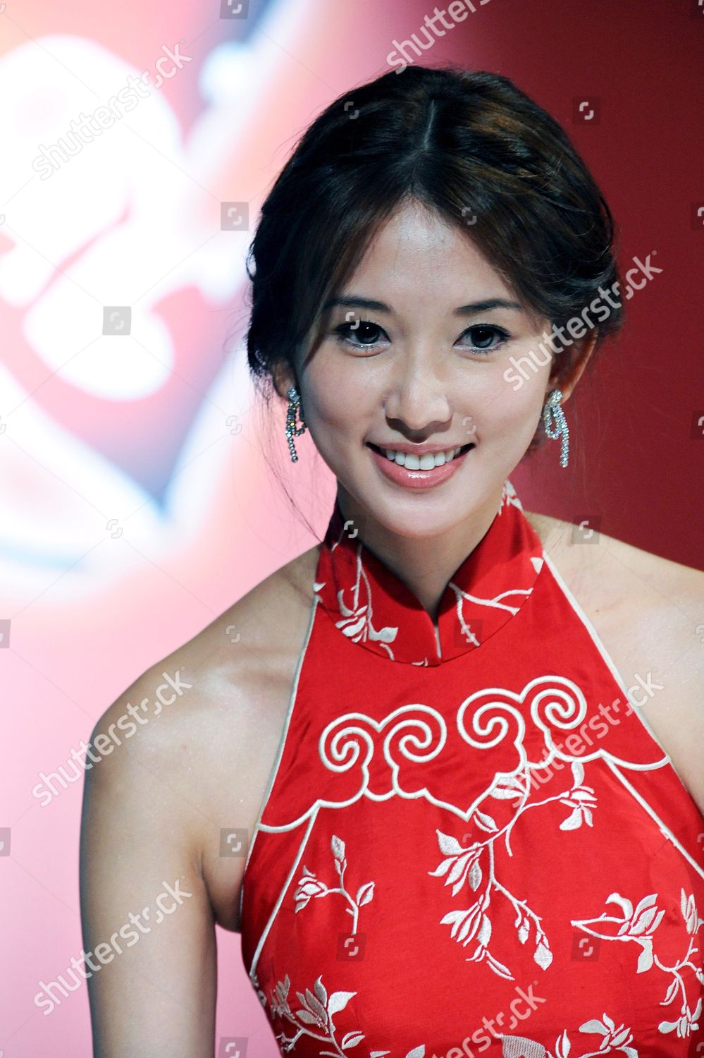 Chinese Actress Lin Chiling During Press Editorial Stock Photo - Stock ...