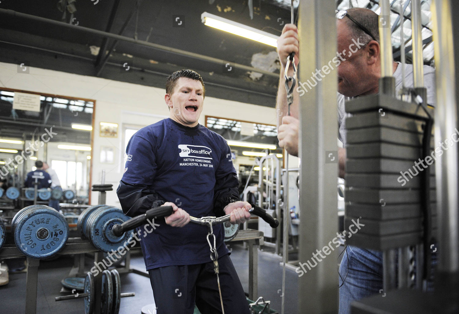 Ricky Hatton Weight Training Nutritionist Strength Editorial Stock ...