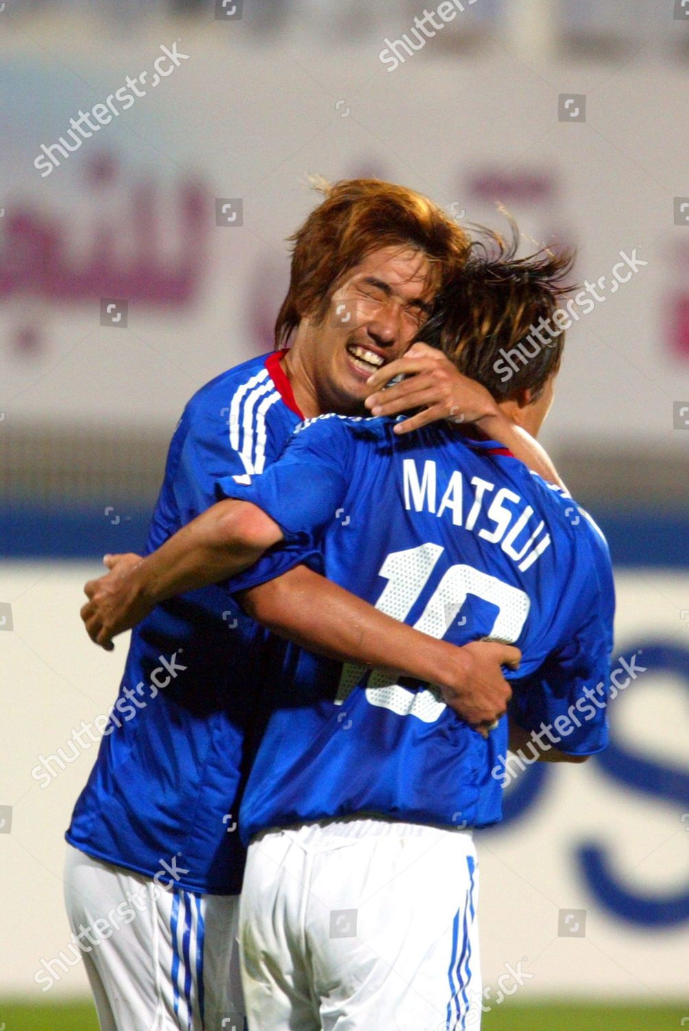 Daiki Takamatsu L Celebrates Teammate Daisuke Editorial Stock Photo ...