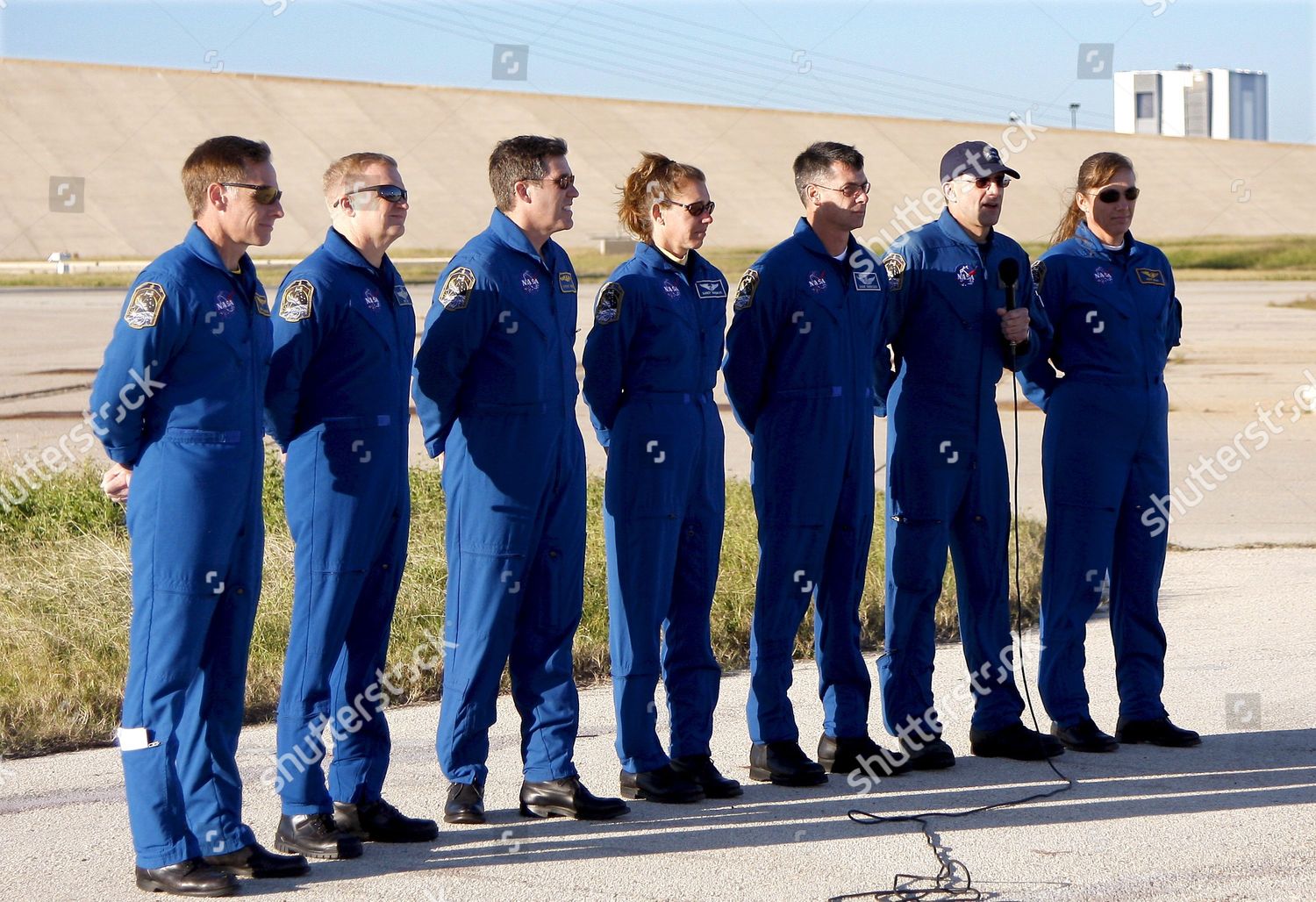 Space Shuttle Endeavour Crew Rl Commander Editorial Stock Photo - Stock ...