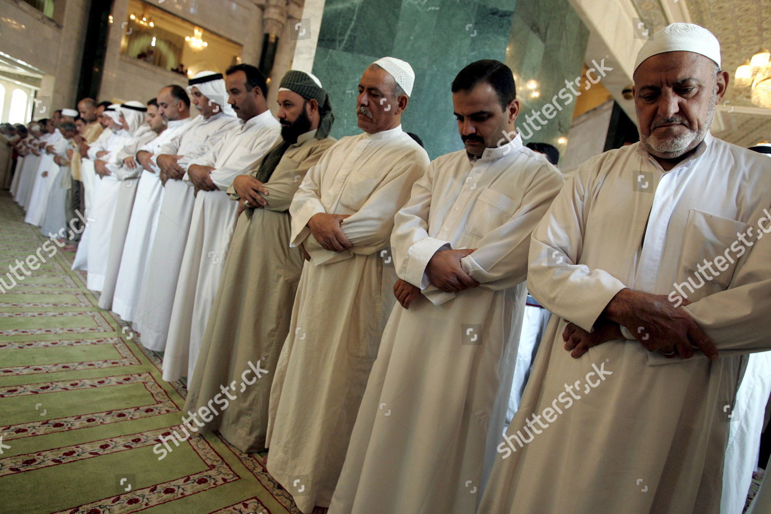 Iraqi Sunni Moslems Pray During Friday Editorial Stock Photo - Stock ...
