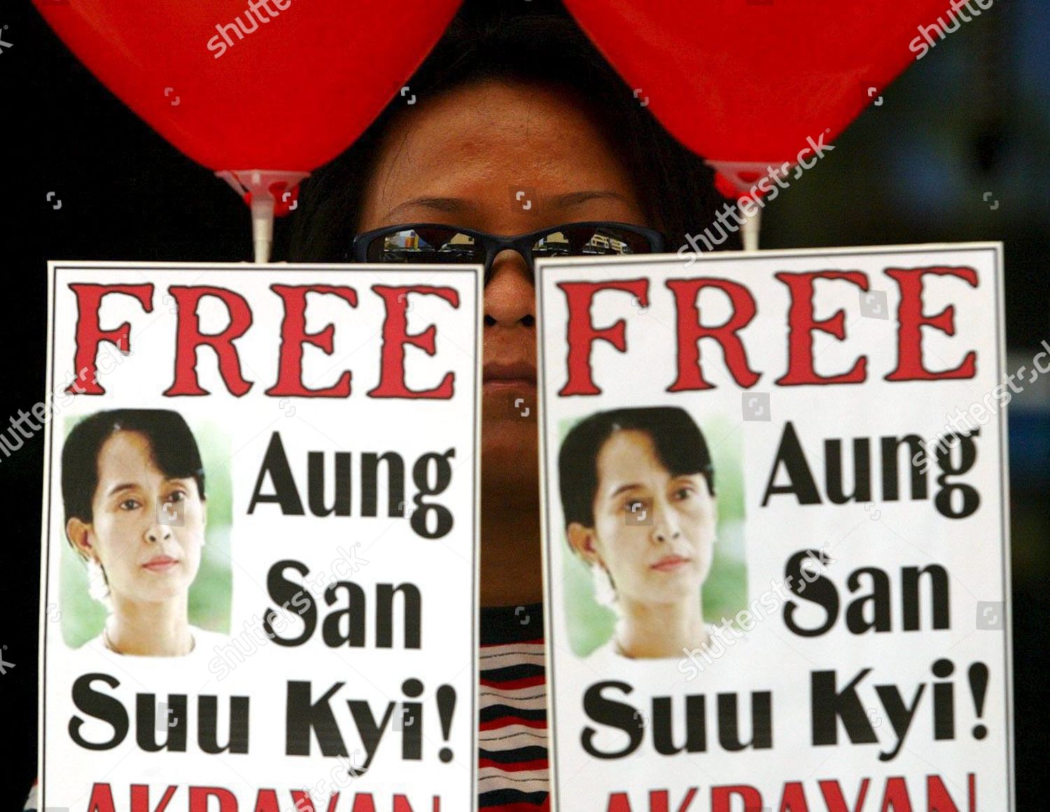 Member Filipino Activist Group Akbayan Holds Editorial Stock Photo ...