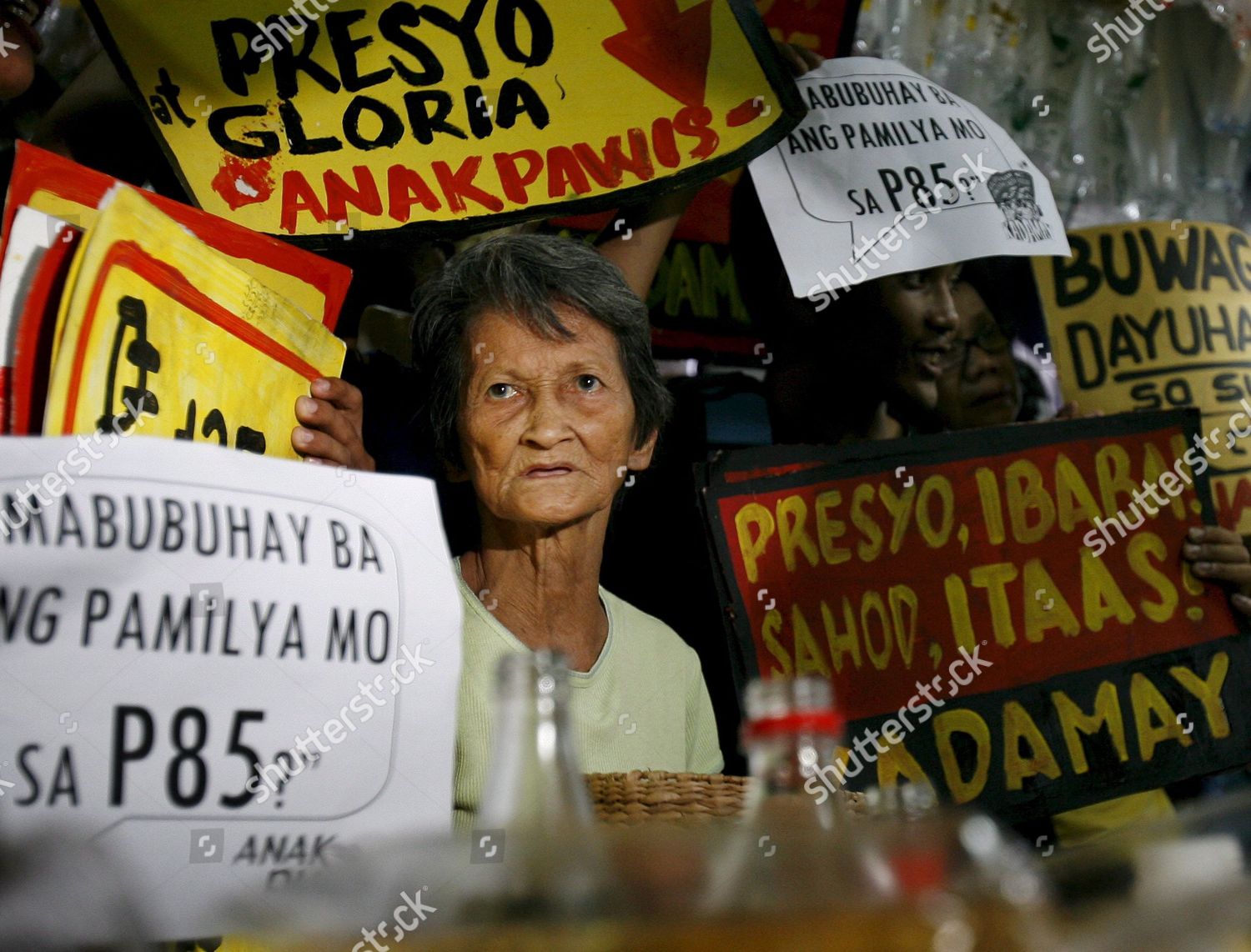 Filipino Militant Leader Carmen Nanay Mameng Editorial Stock Photo ...
