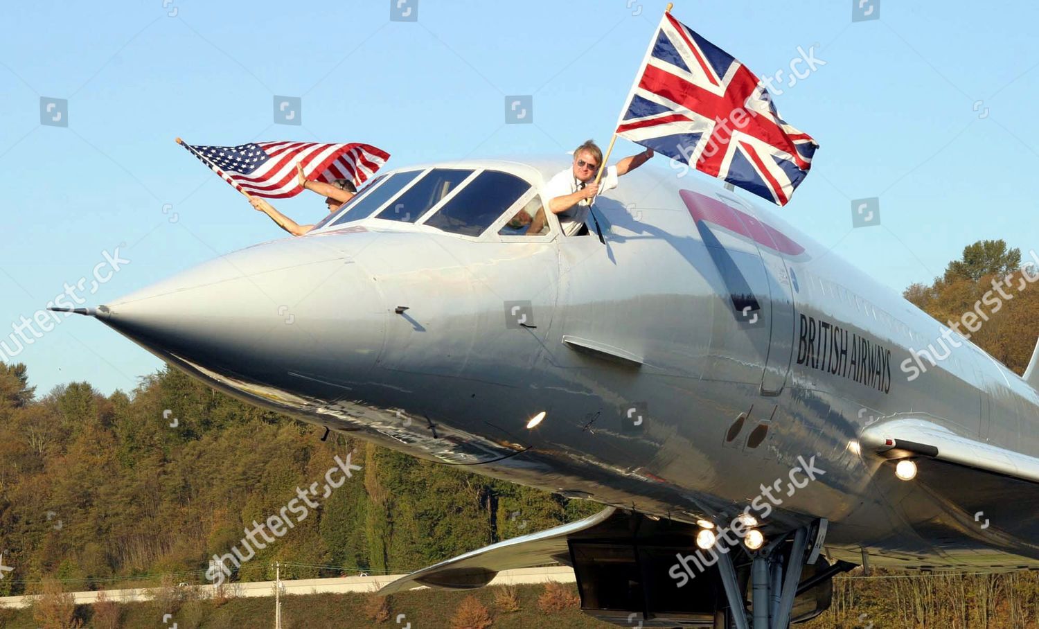 British Concorde Pilot Capt Mike Bannister Editorial Stock Photo ...