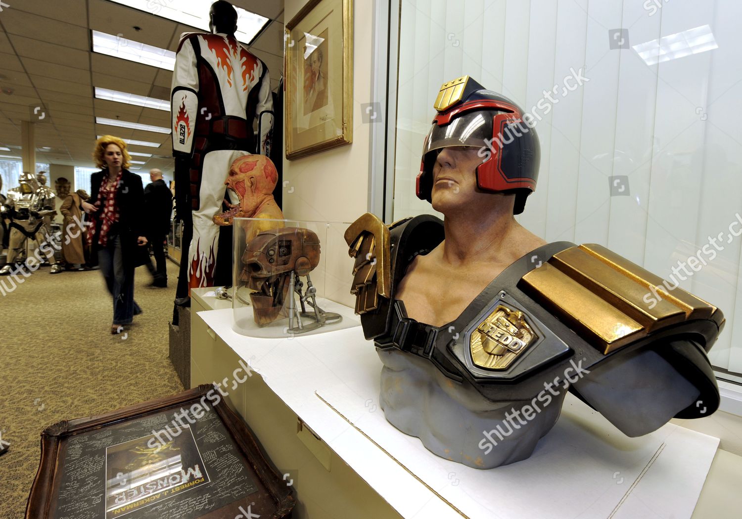 Helmet Armor Worn By Actor Sylvester Editorial Stock Photo - Stock ...