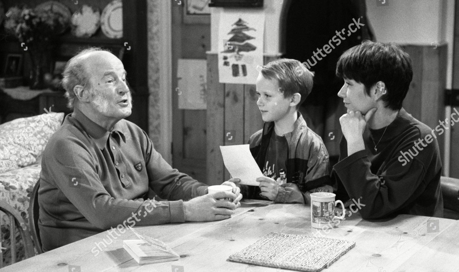 Ronald Magill Amos Brearly Visits Emmerdale Editorial Stock Photo ...