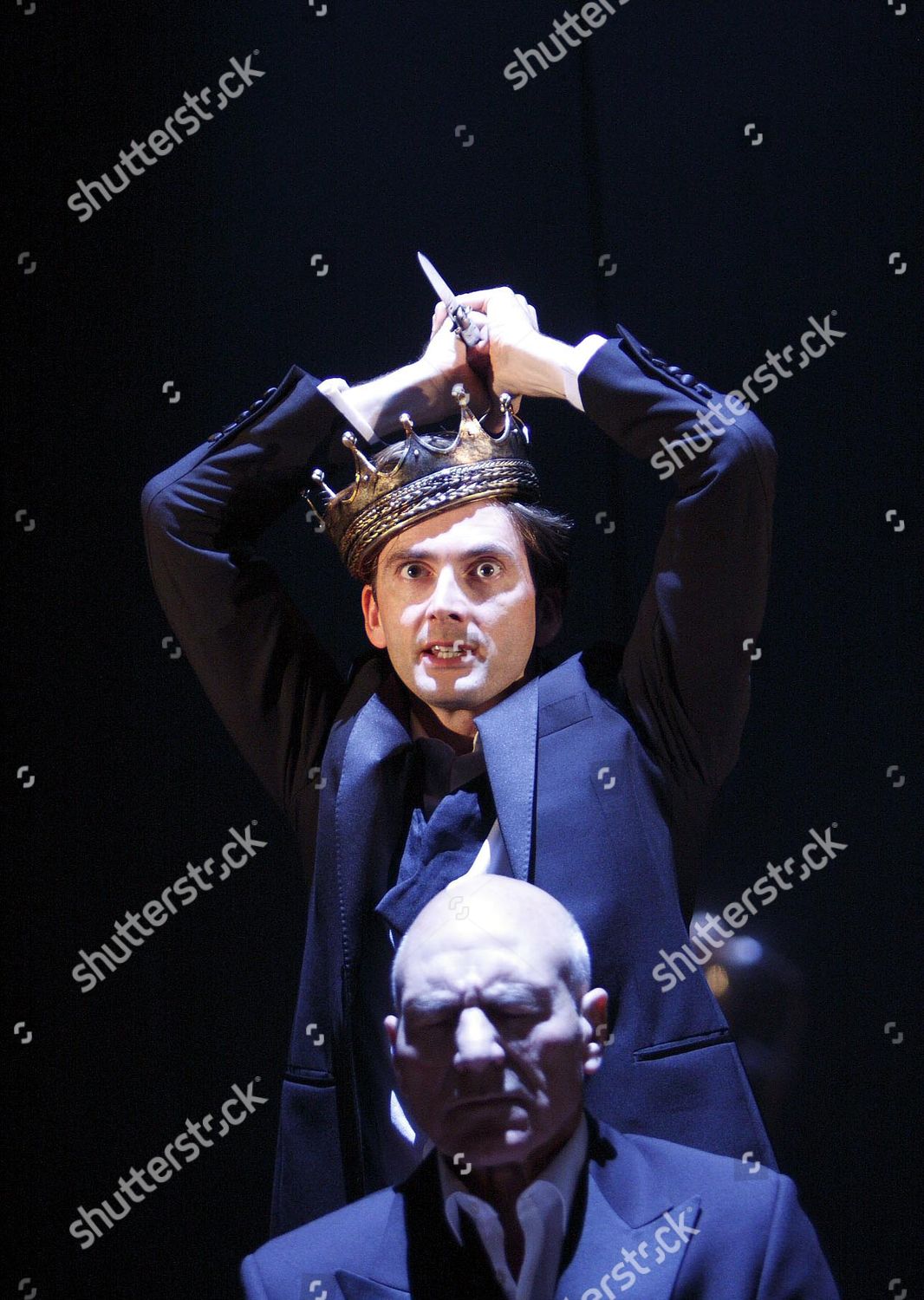Patrick Stewart Claudius David Tennant Hamlet Editorial Stock Photo ...