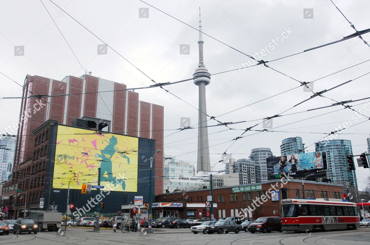 Downtown Toronto Cn Tower Background Canada Editorial Stock Photo ...